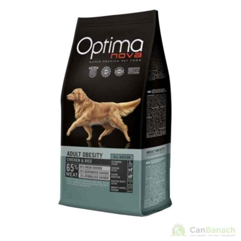 OPTIMA NOVA DOG ADULT OBESITY CHICKEN & RICE 12 KG